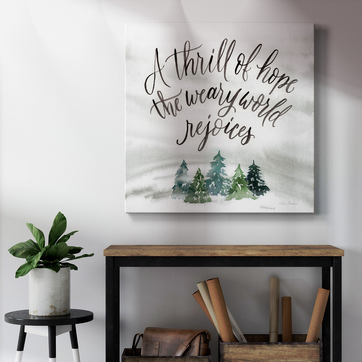 Trinx Thrill of Hope-Premium Gallery Wrapped Canvas - Ready to Hang ...