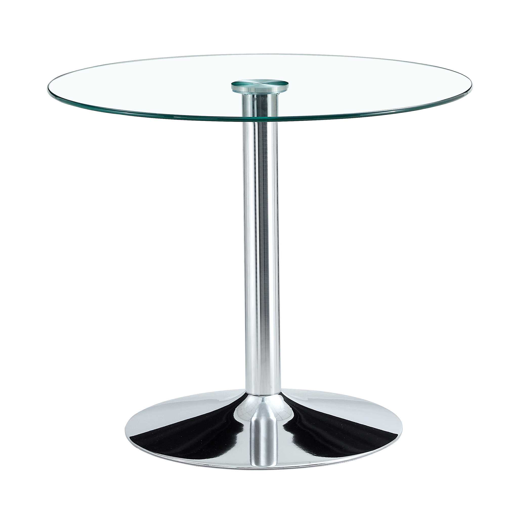 Mercer41 A 35-Inch Diameter Glass Top And A Modern (Only Tables, No ...
