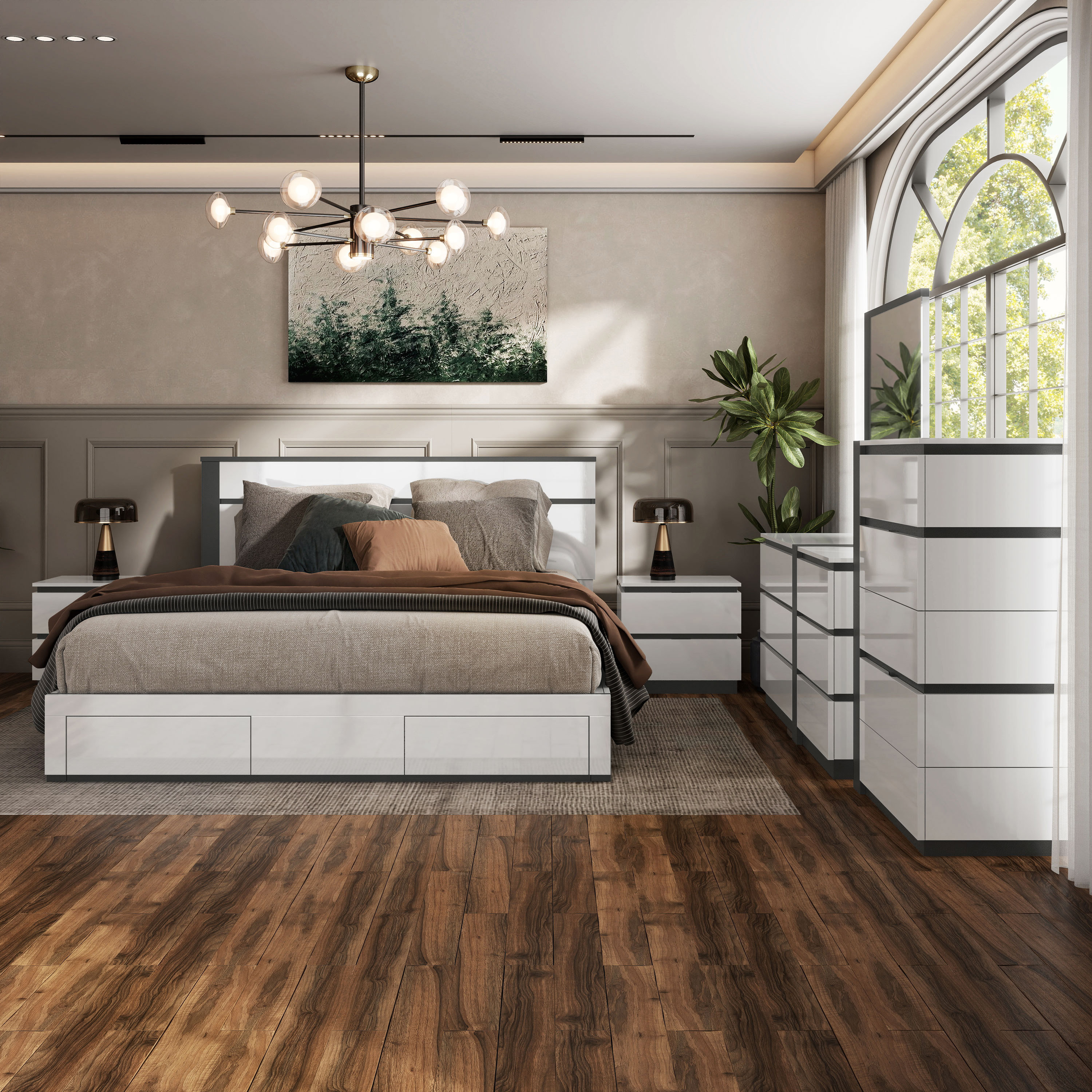 Wade Logan Carilla Platform 6 Piece Bedroom Set & Reviews - Wayfair Canada