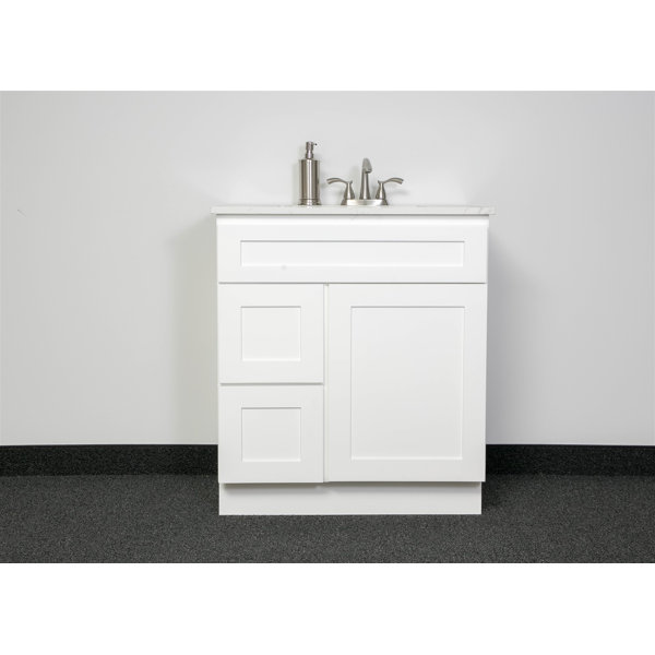 United Cabinetry 30'' Bathroom Vanity Base Only & Reviews | Wayfair