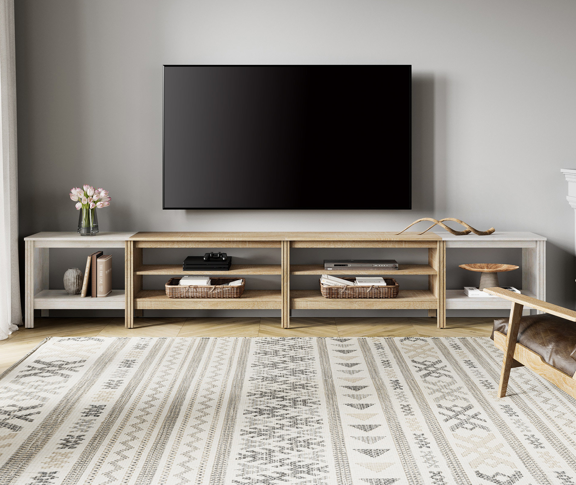 Lark Manor™ Ashae TV Stand for TVs up to 88" | Wayfair