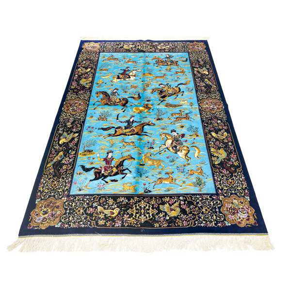 Home and Rugs Hereke One-of-a-Kind 4′5″ X 6′7″ 1950s Wool Area Rug in ...