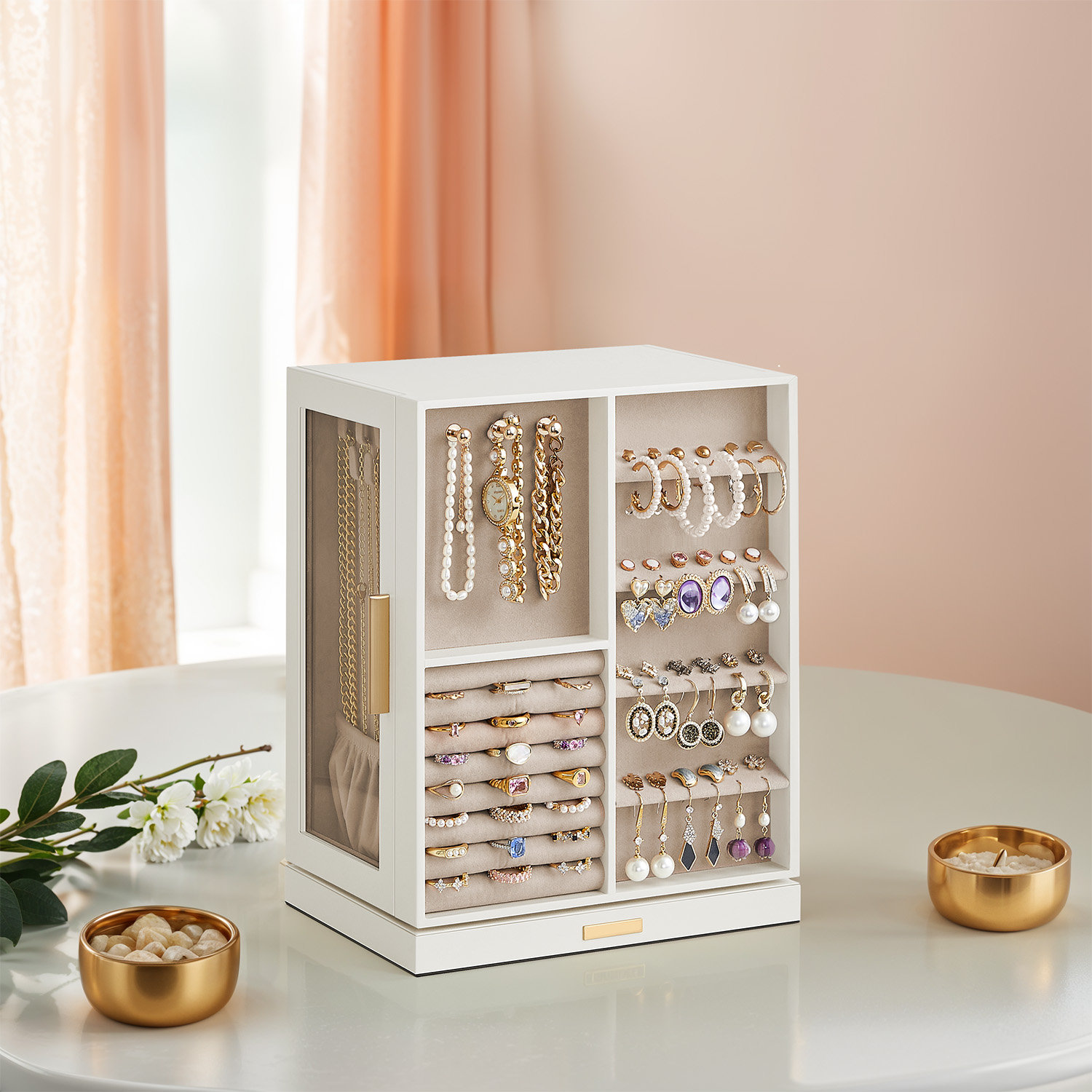 Mercer41 Jewelry Storage Case With 5 Drawers | Wayfair