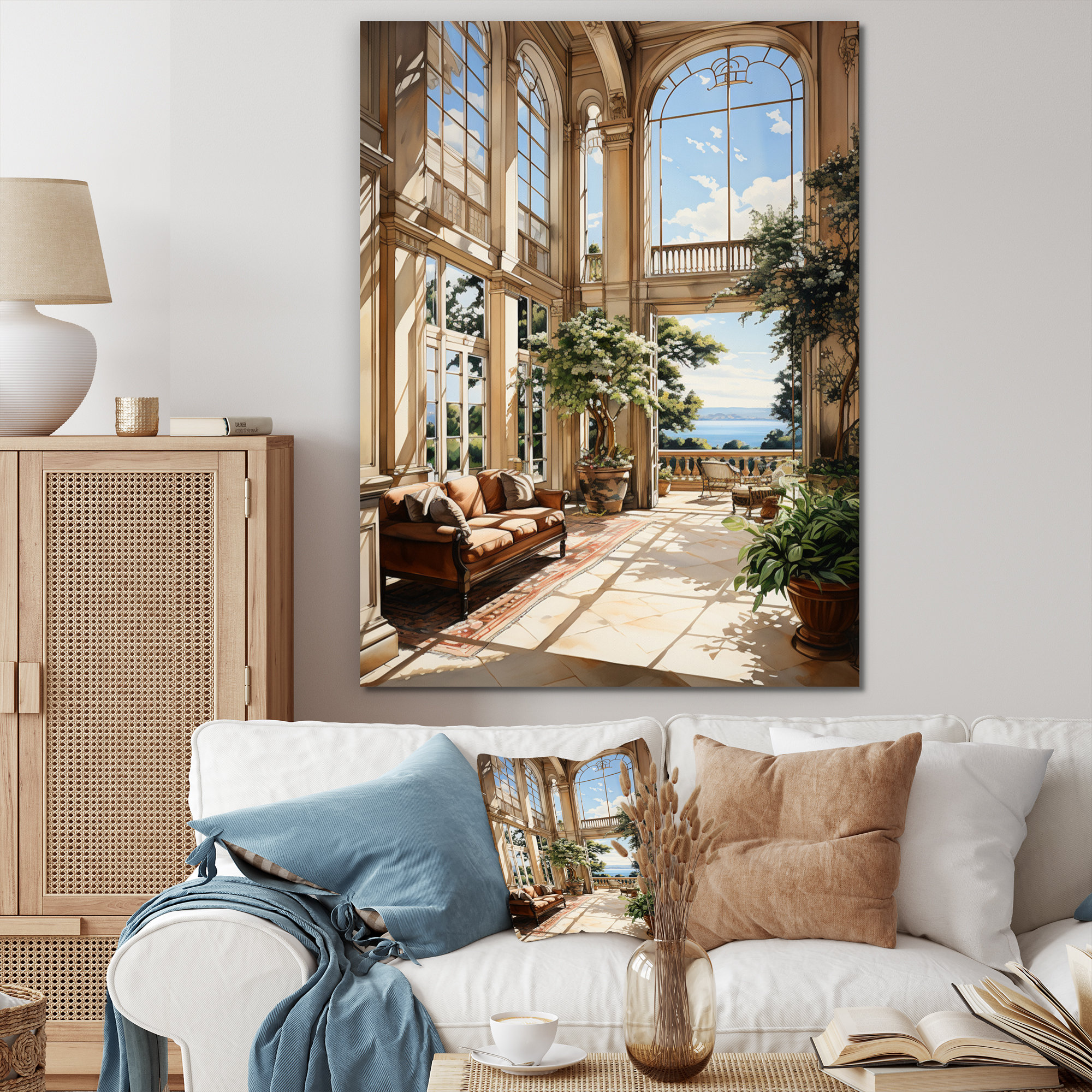 Ebern Designs Country Clubs Elegant Retreat III On Canvas Print | Wayfair