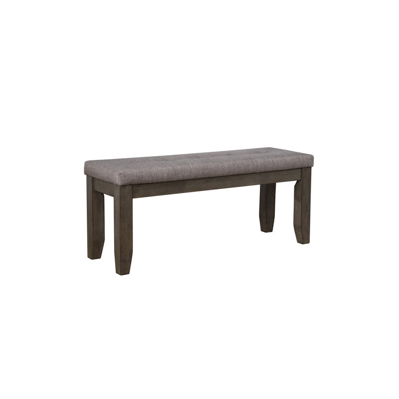 Red Barrel Studio® Modern Tufted Bench With Tapered Wood Legs And ...