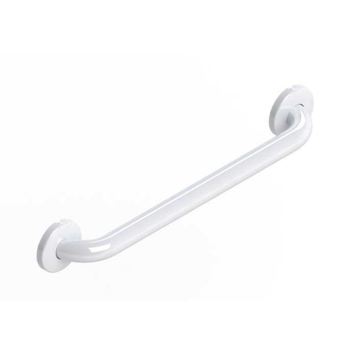 HealthCraft Easy Mount Grab Bar in White, ADA Compliant Bath and Shower ...