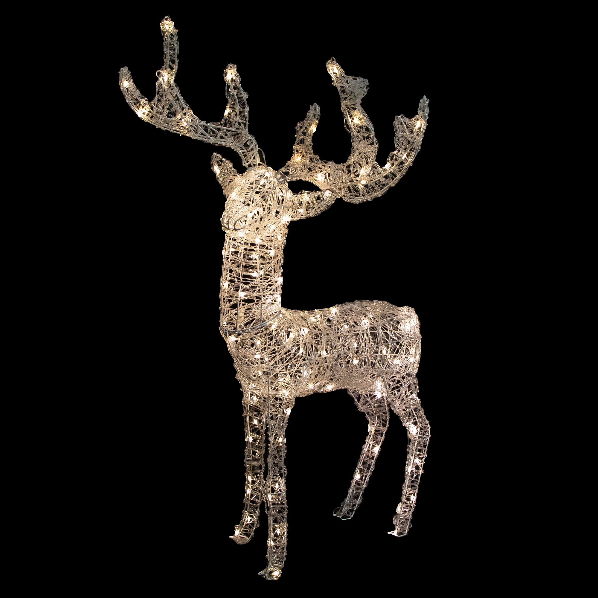 Northlight Seasonal Acrylic Reindeer Outdoor Christmas Decoration ...