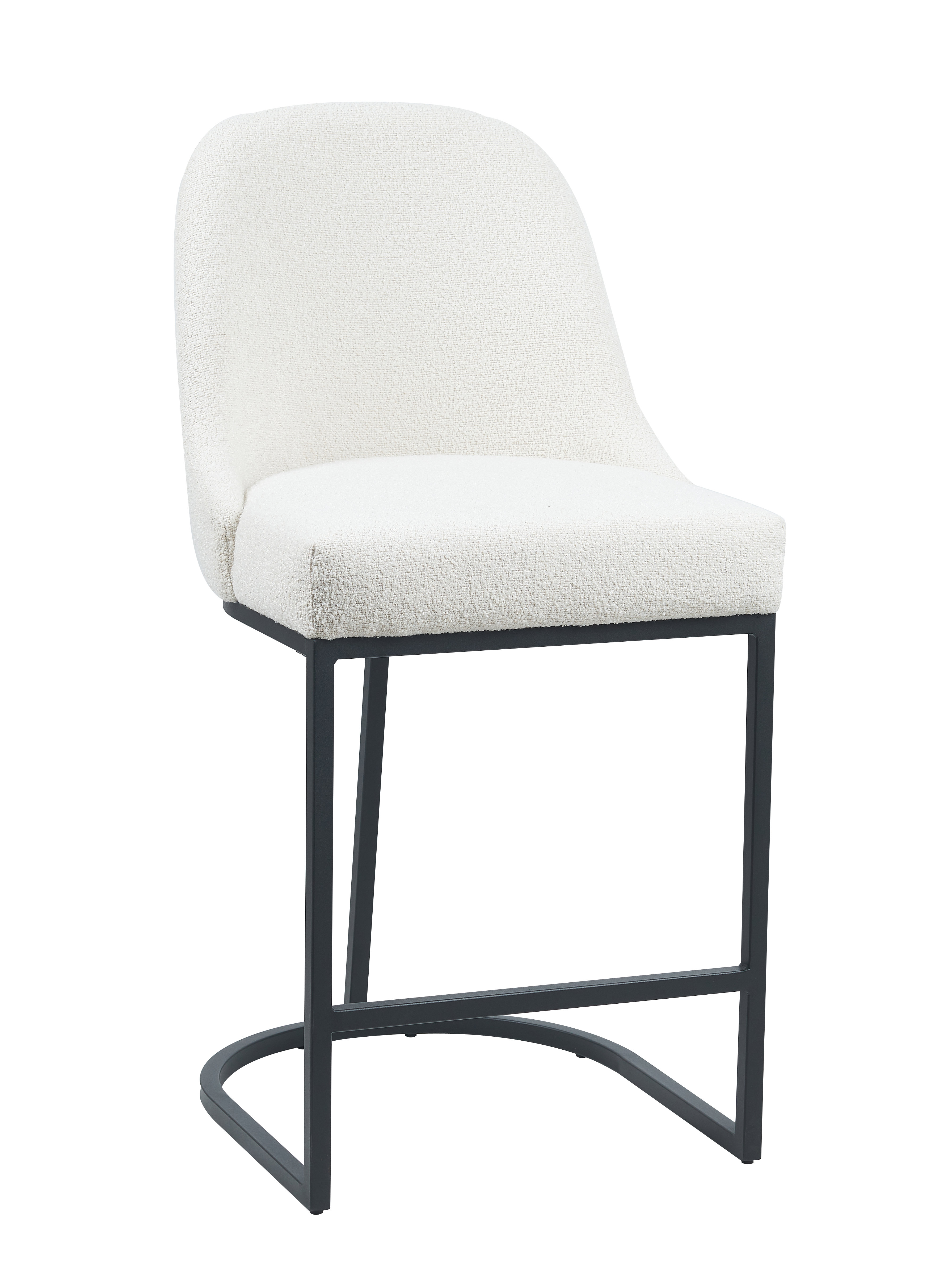 Latitude Run® Bradley Upholstered Boucle Counter Stool | Wayfair