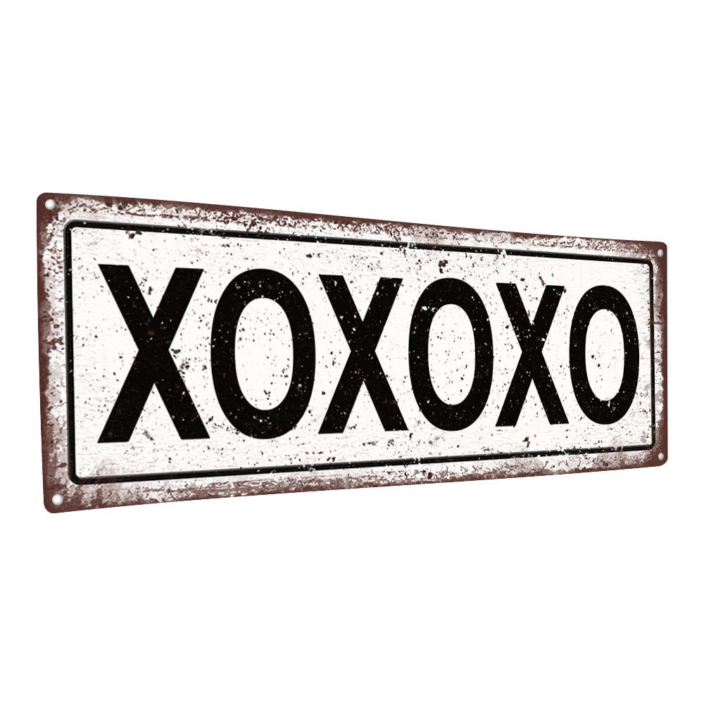 Gracie Oaks " XOXOXO Metal Sign " on Metal | Wayfair