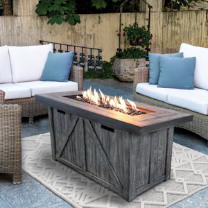 Sunbeam Grange Resin Propane Fire Pit Table | Wayfair