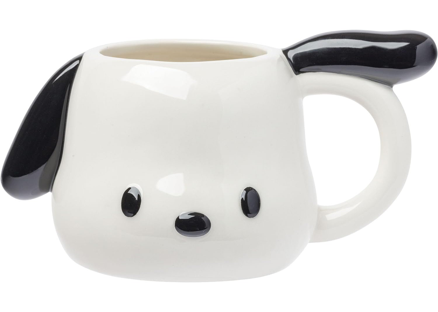 MODVAT Black and white dog ceramic 3D carved cup, 20 oz | Wayfair