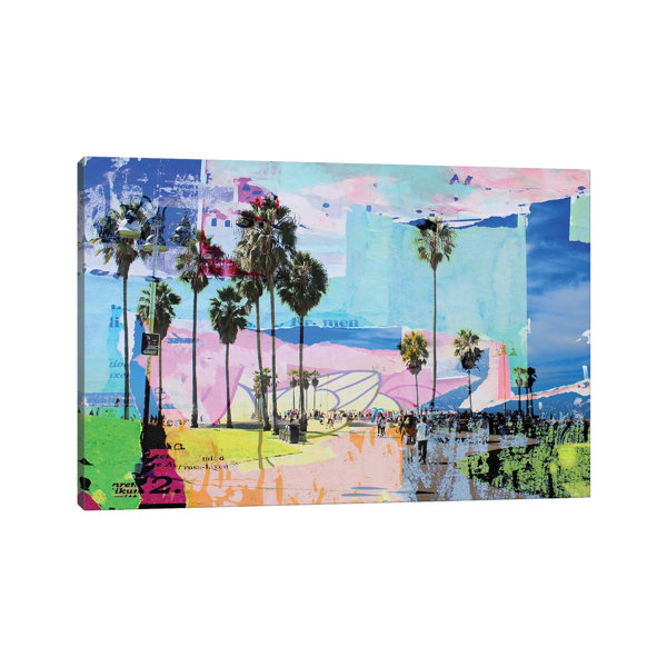 Bay Isle Home One Summer Day At Venice Beach I by Irena Orlov - Art ...