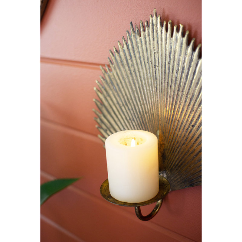 Mercer41 Xaniyah Metal LED Plug-in Candle Wall Light | Wayfair