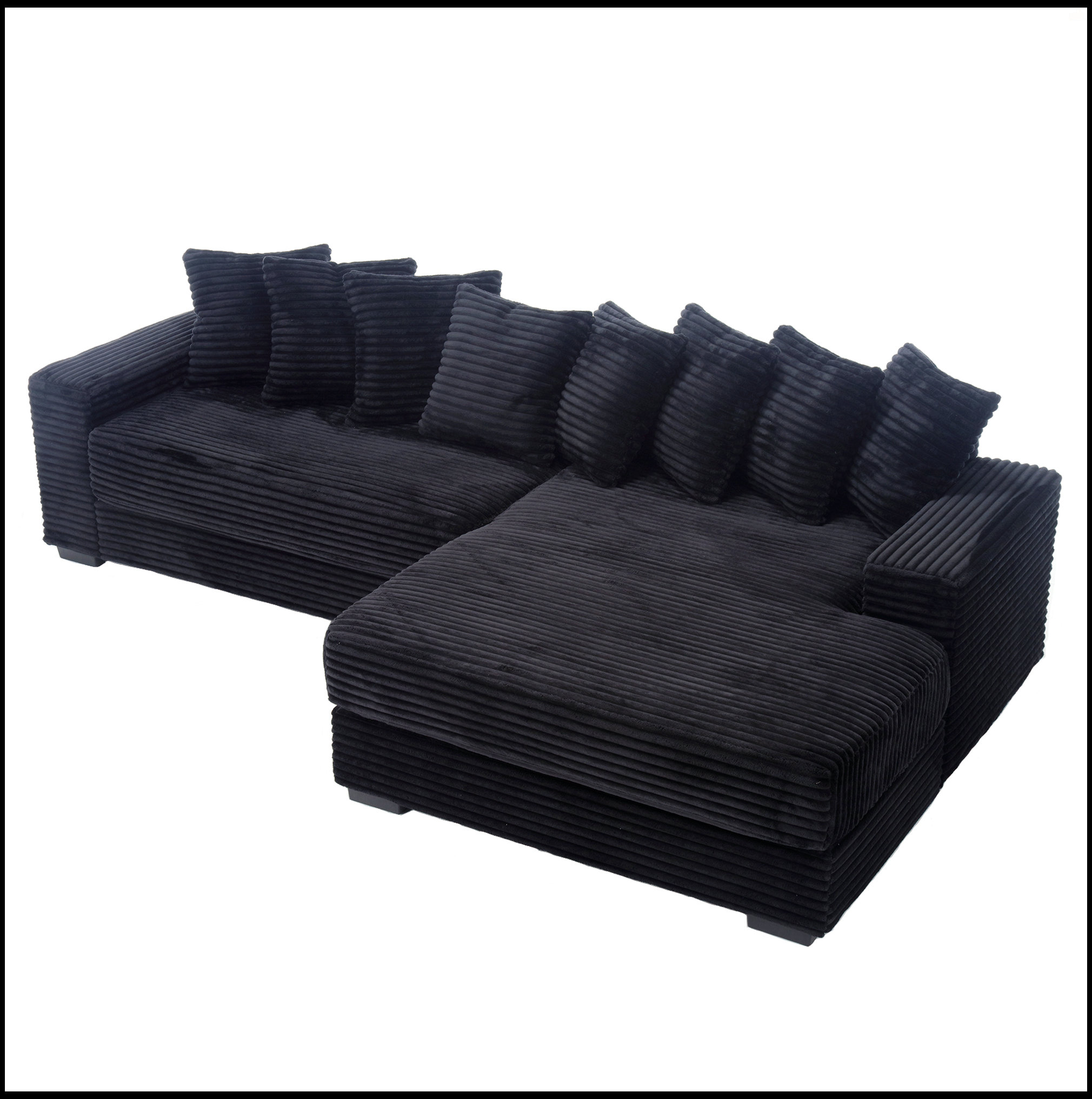Latitude Run® Oversized Two-Piece Couches | Wayfair