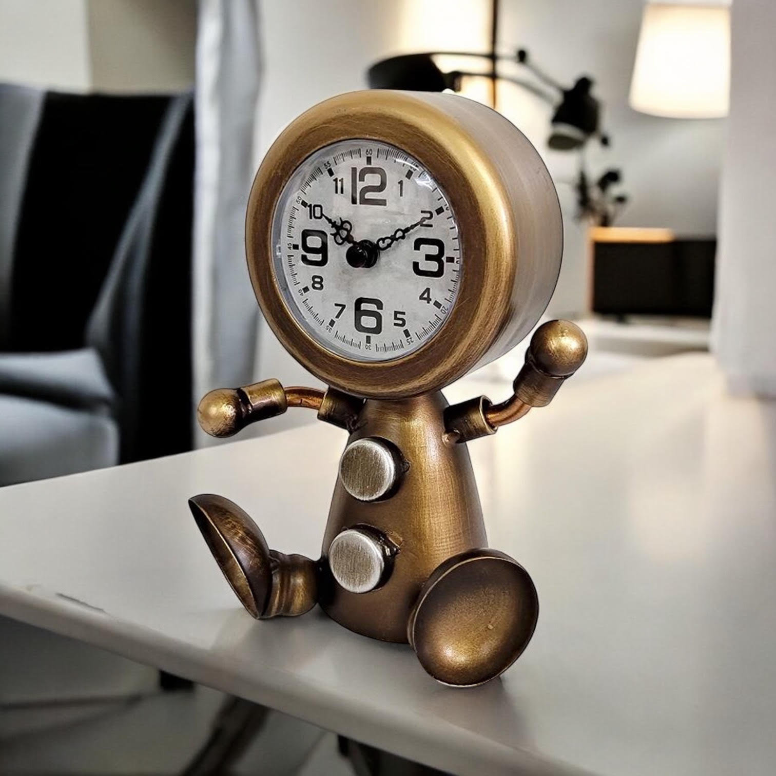 Happy Larry Modern & Contemporary Numerical Metal Quartz Movement ...