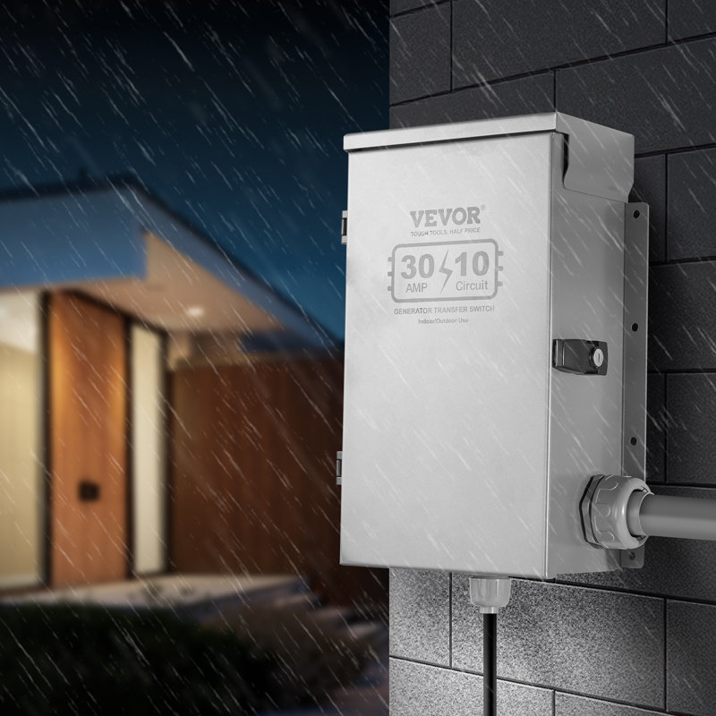 Stellweilan Tessberg Manual Transfer Switch 30A Generator Transfer ...