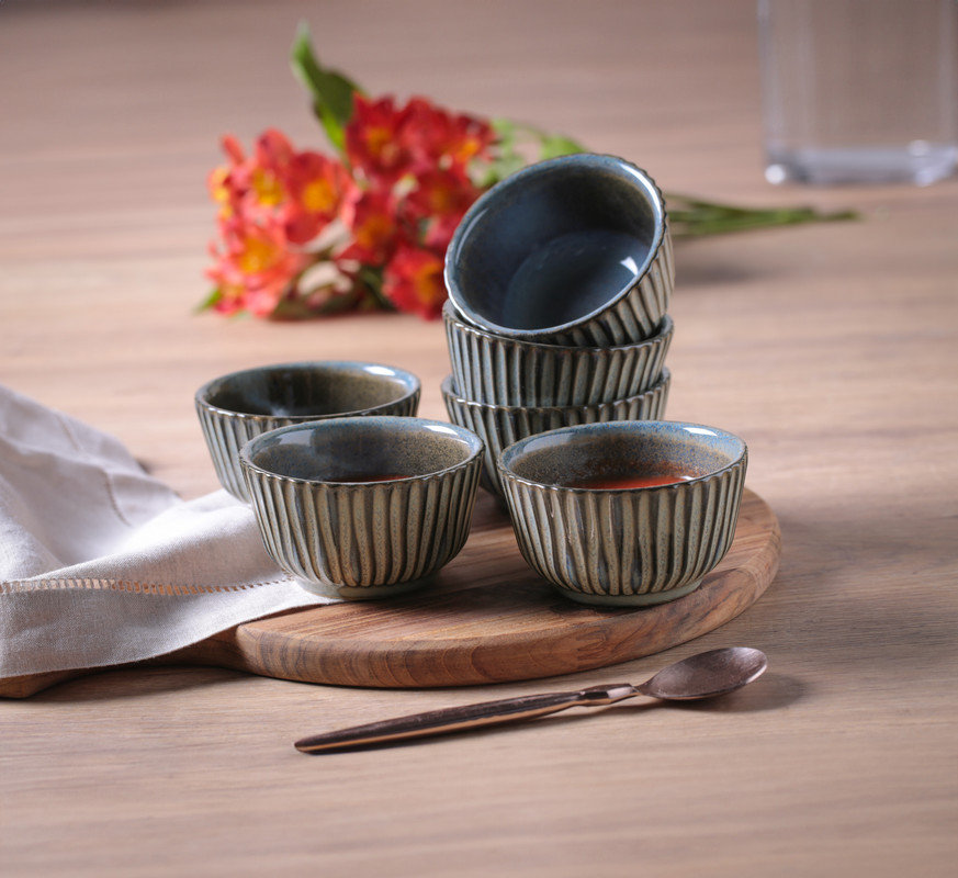 Porto Brasil Titanium Commercial Dishwasher Safe 3.54'' Stoneware Bread ...