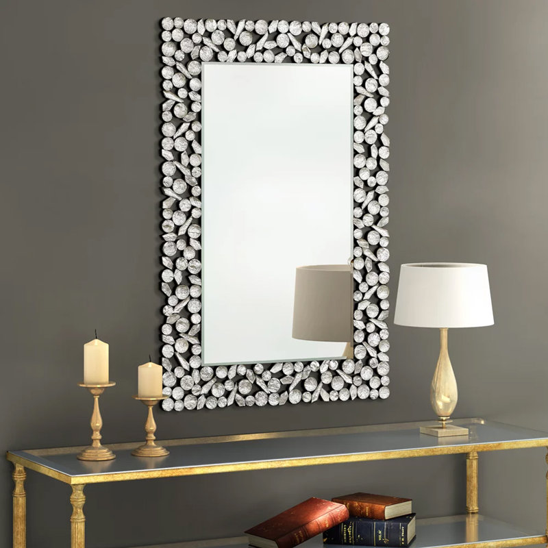 Everly Quinn Dyson Glam Beveled Accent Mirror & Reviews | Wayfair