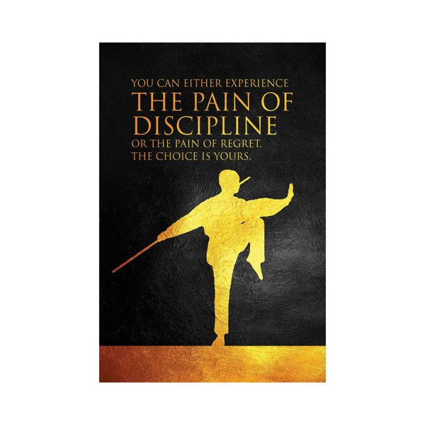 Happy Larry The Pain of Discipline by Adrian Baldovino - Wrapped Canvas ...