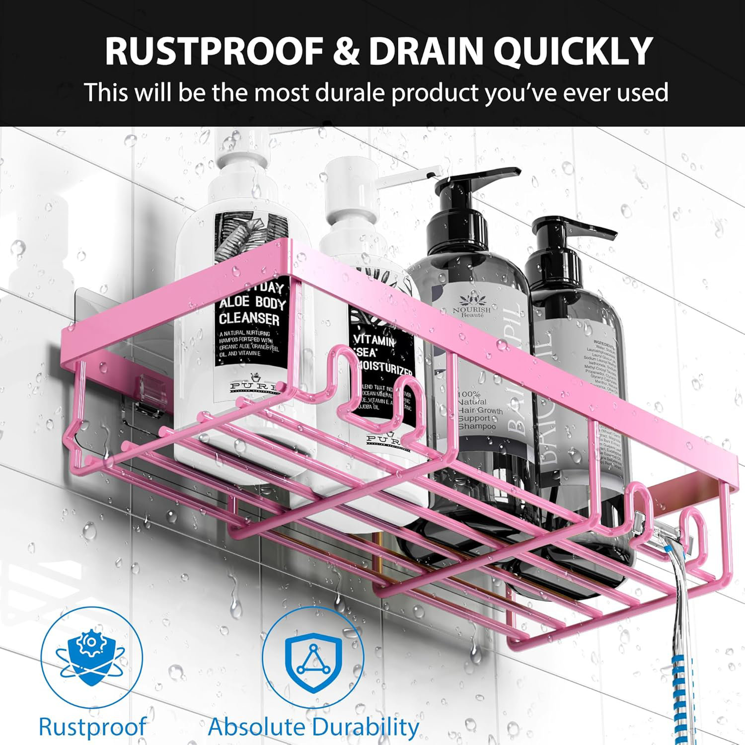 Ebern Designs 5 Pack Corner Bathroom Storage Organization, Home ...