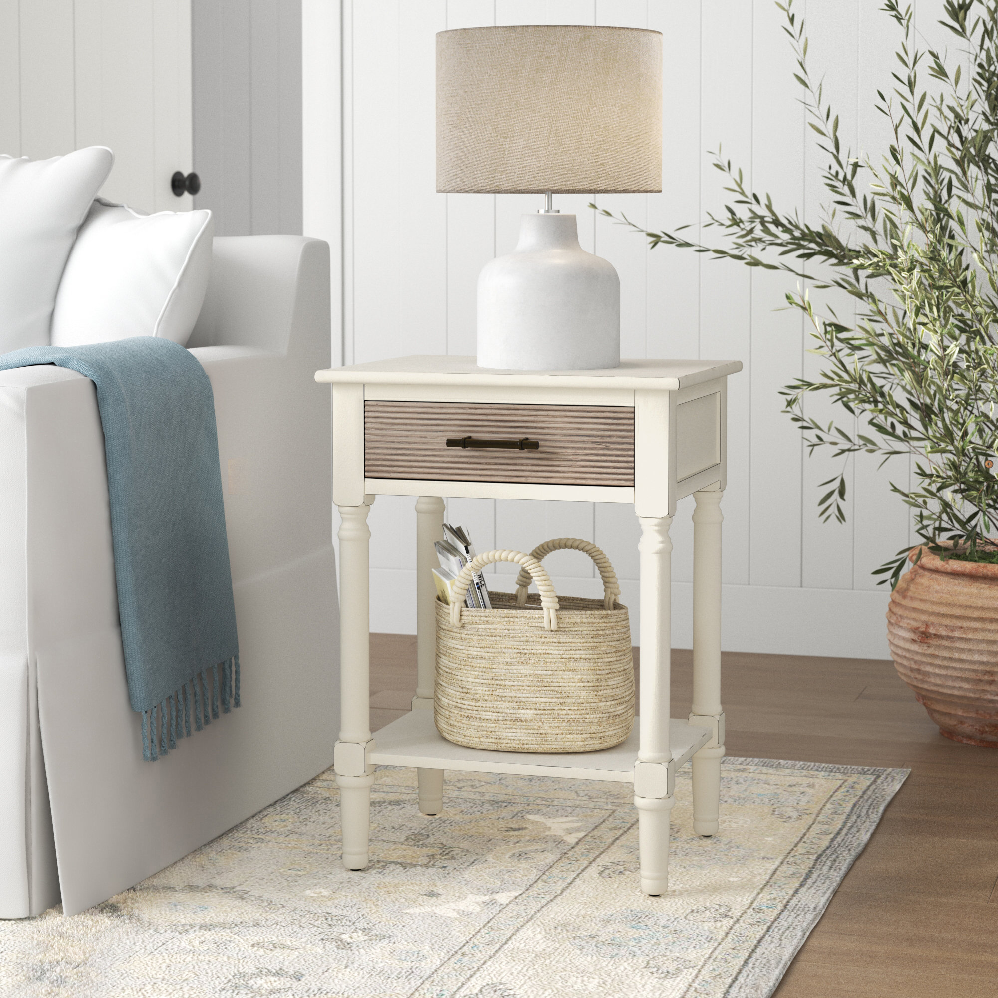Sand & Stable™ Peters End Table with Storage & Reviews | Wayfair