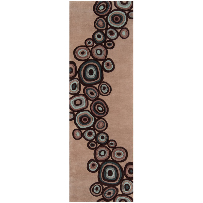 Wade Logan® Ayano Handmade Tufted Wool Mushroom Rug & Reviews | Wayfair