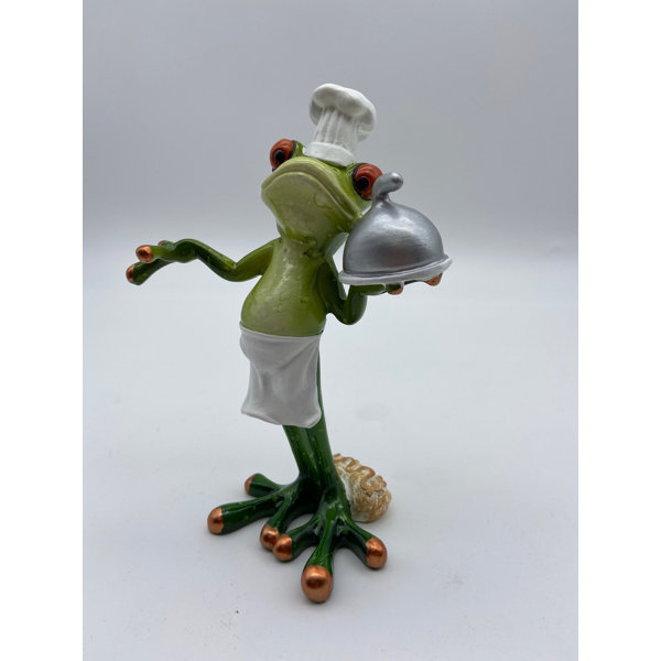 Trinx Tree Frog Chef Figurine & Reviews | Wayfair