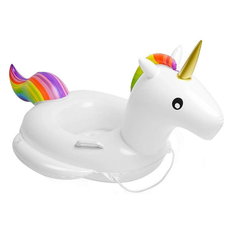 JASODI Pool Float Unicorn Toddlers Floaties Infant Inflatable Swimming ...