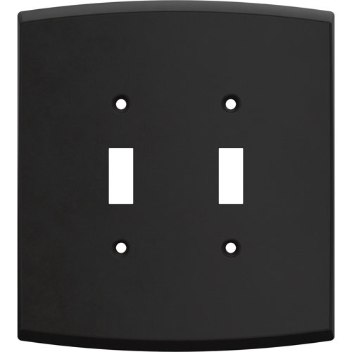 Franklin Brass Soft Arch 2-Gang Oversized Light Switch/Toggle Cover ...