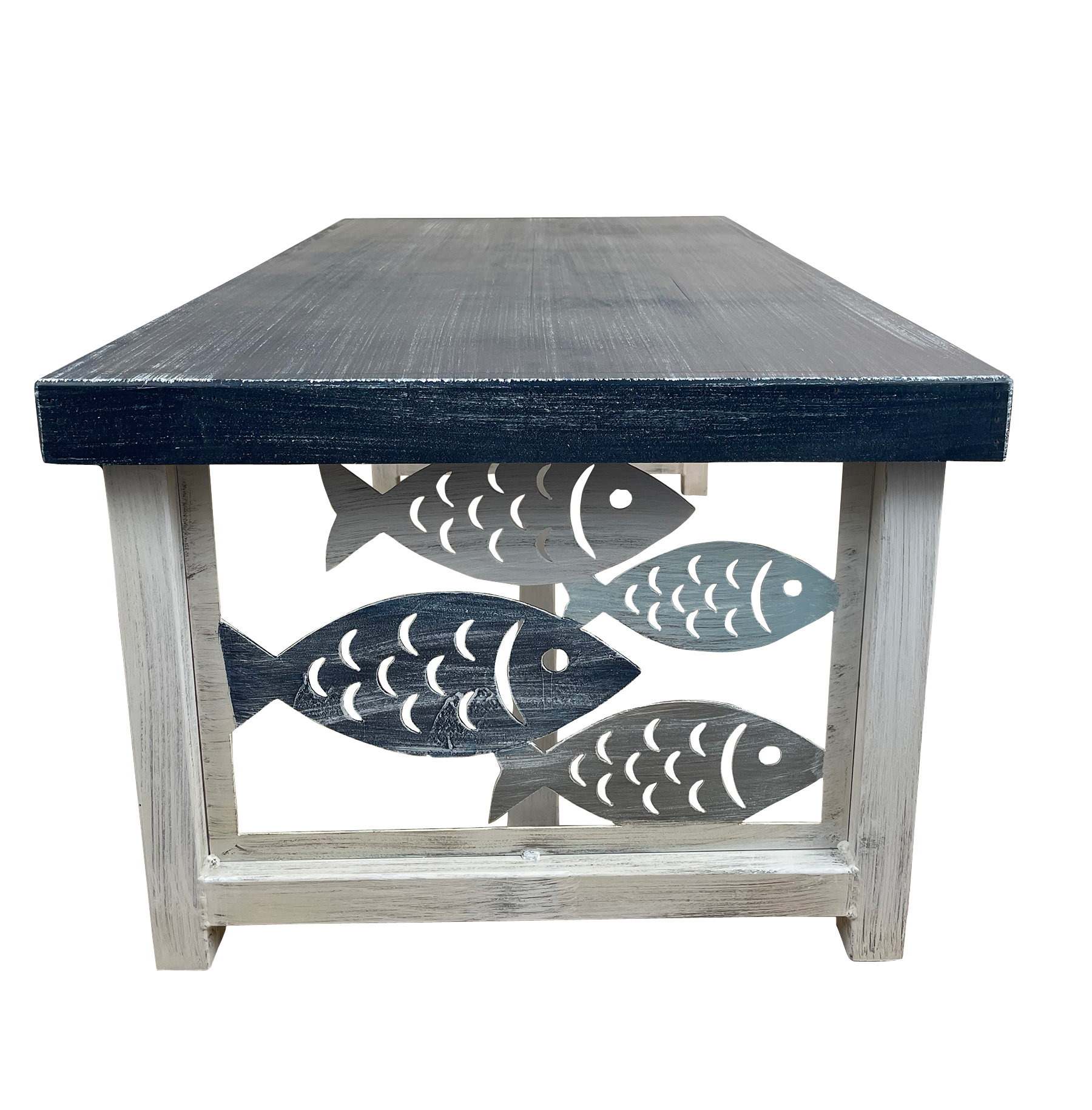 Rosecliff Heights Nautical School of Fish Table Set. 1- Rounded Sofa ...