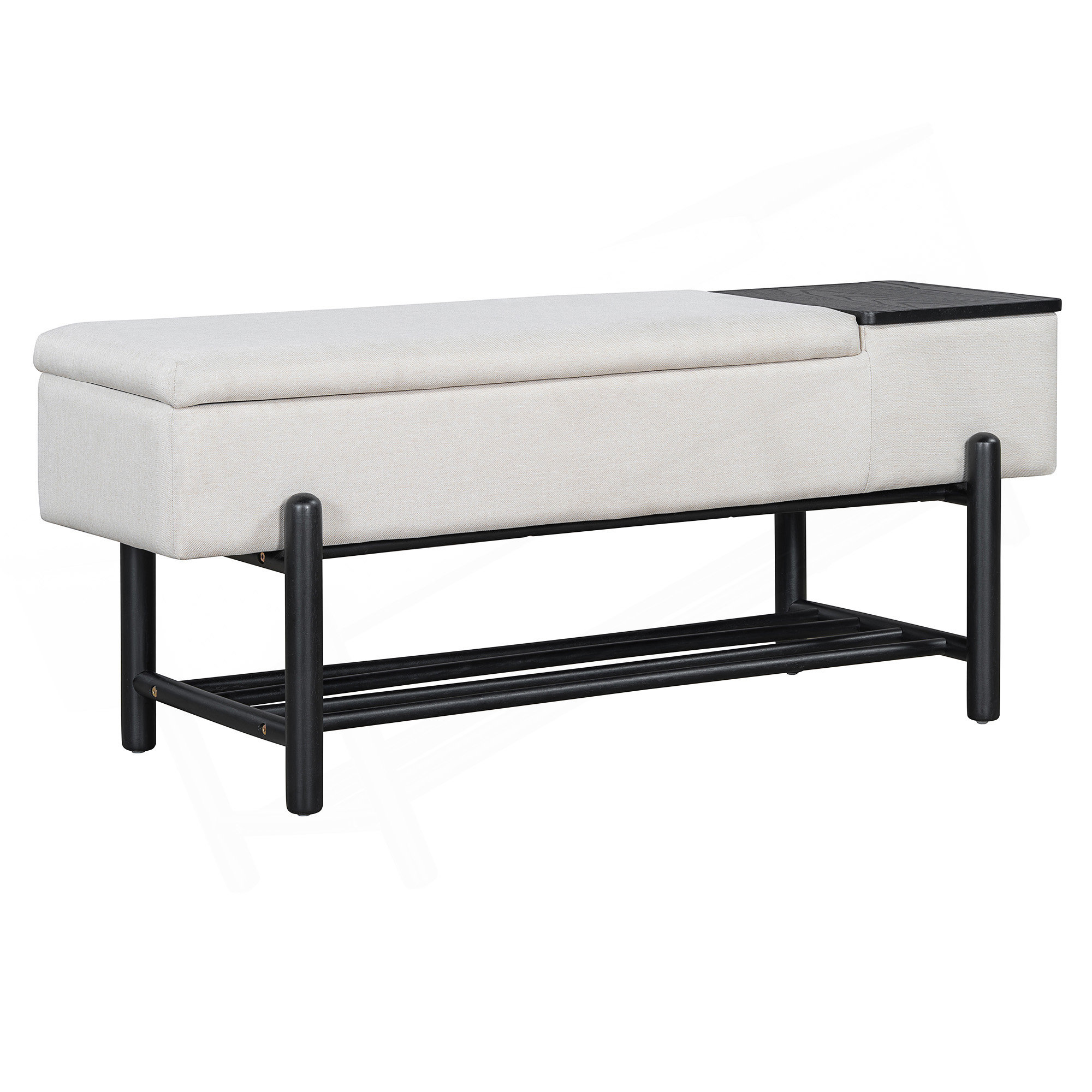Red Barrel Studio® Upholstered Storage Bench With Hidden Compartment ...