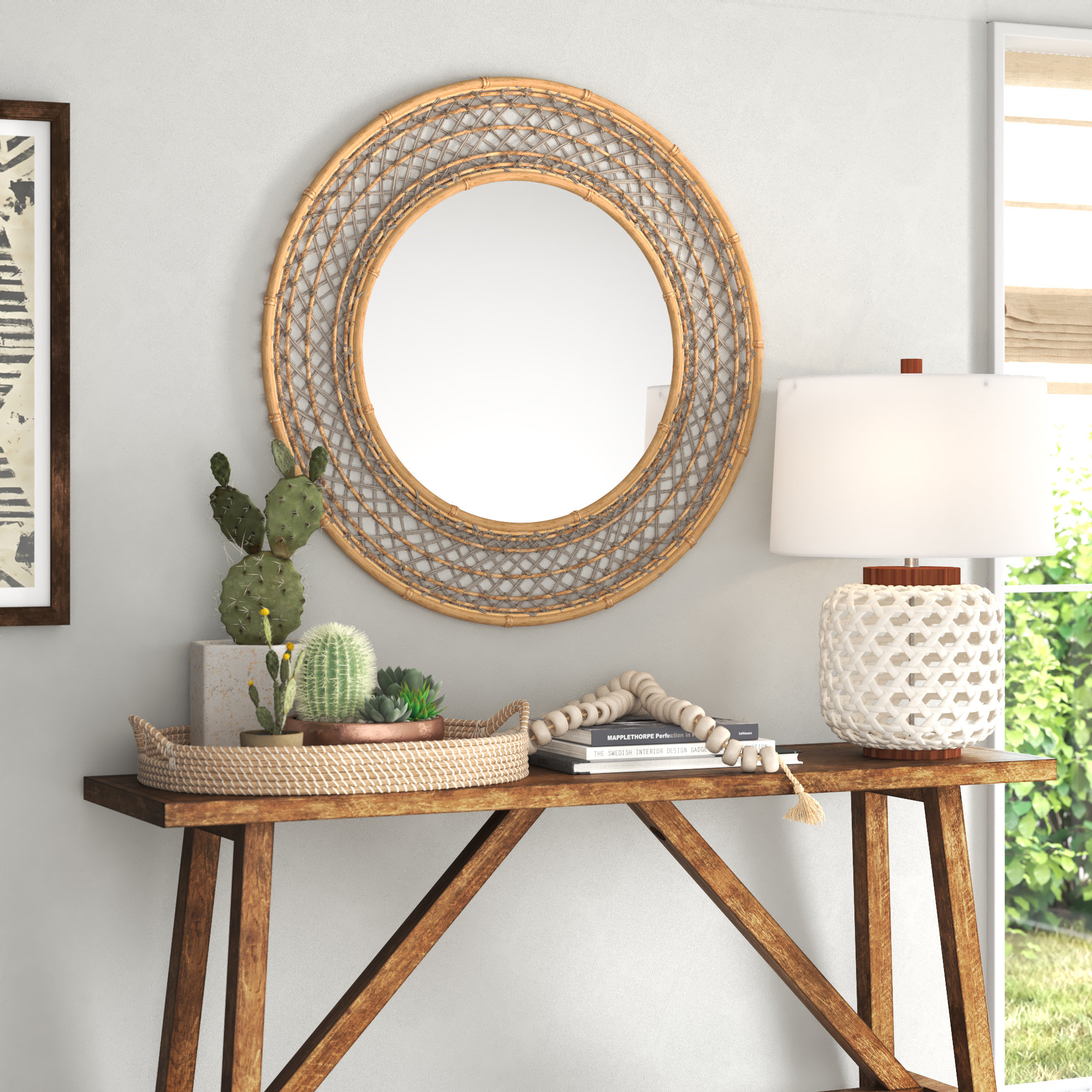 Mistana™ Albaugh Wall Mirror | Wayfair