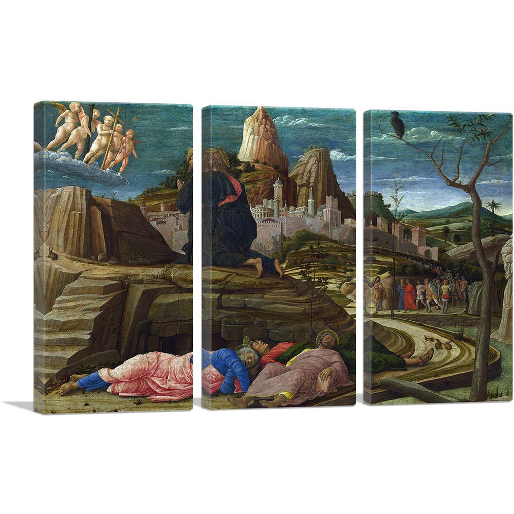 ARTCANVAS " The Agony In The Garden 1455 " by Andrea Mantegna 3 ...