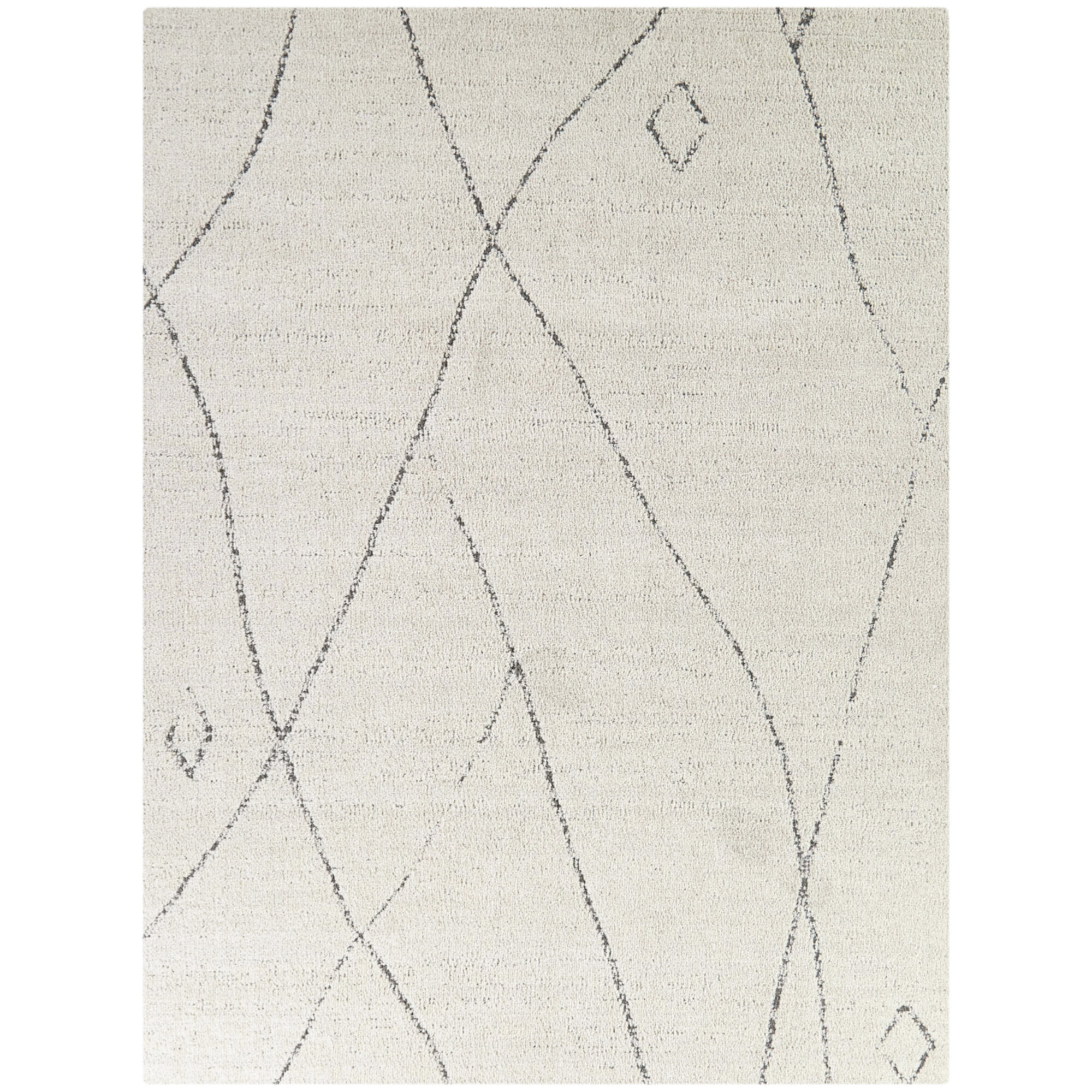 Ebern Designs Rectangle Jeydy Geometric Machine Woven Polyester Area ...