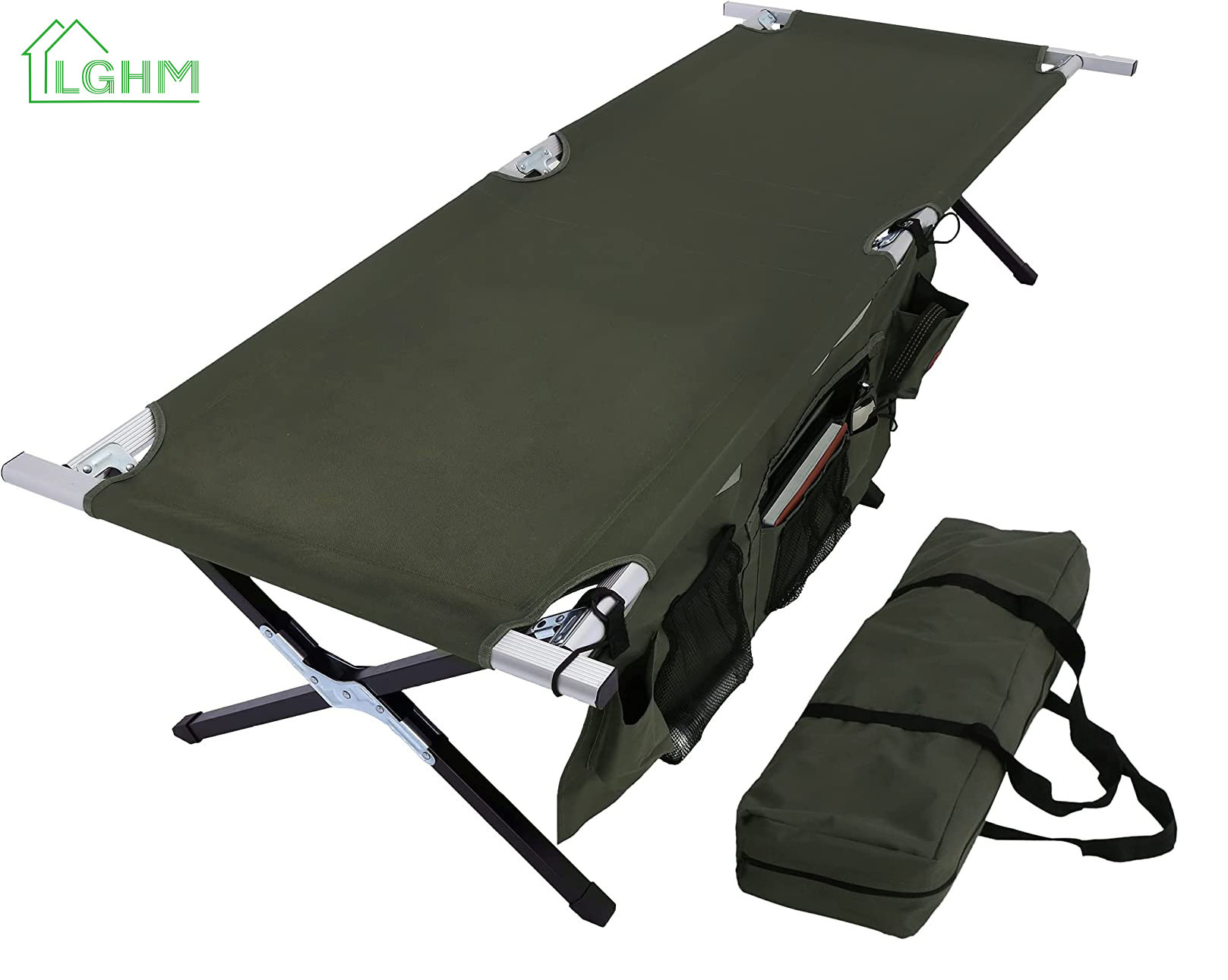 LGHM Portable & Heavy Duty Military/Army Fold-Up Cot - Wayfair Canada