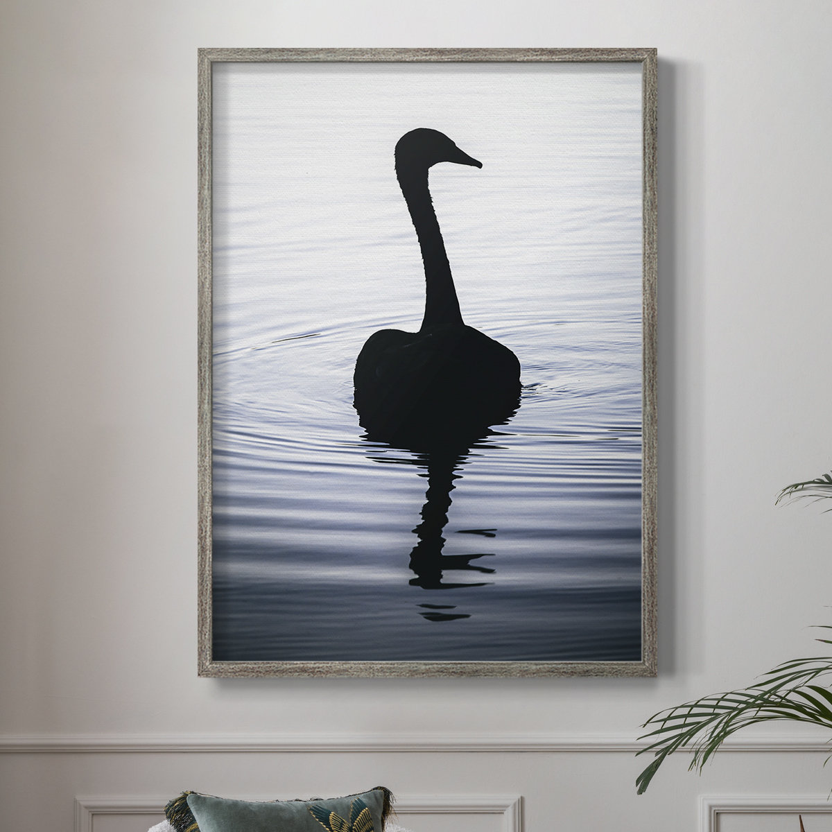 Ophelia & Co. Afternoon Dip Framed Print - Solid Wood | Wayfair