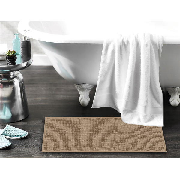 Latitude Run® Lavish Touch Absorbent Hotel Spa Bath Rug | Wayfair