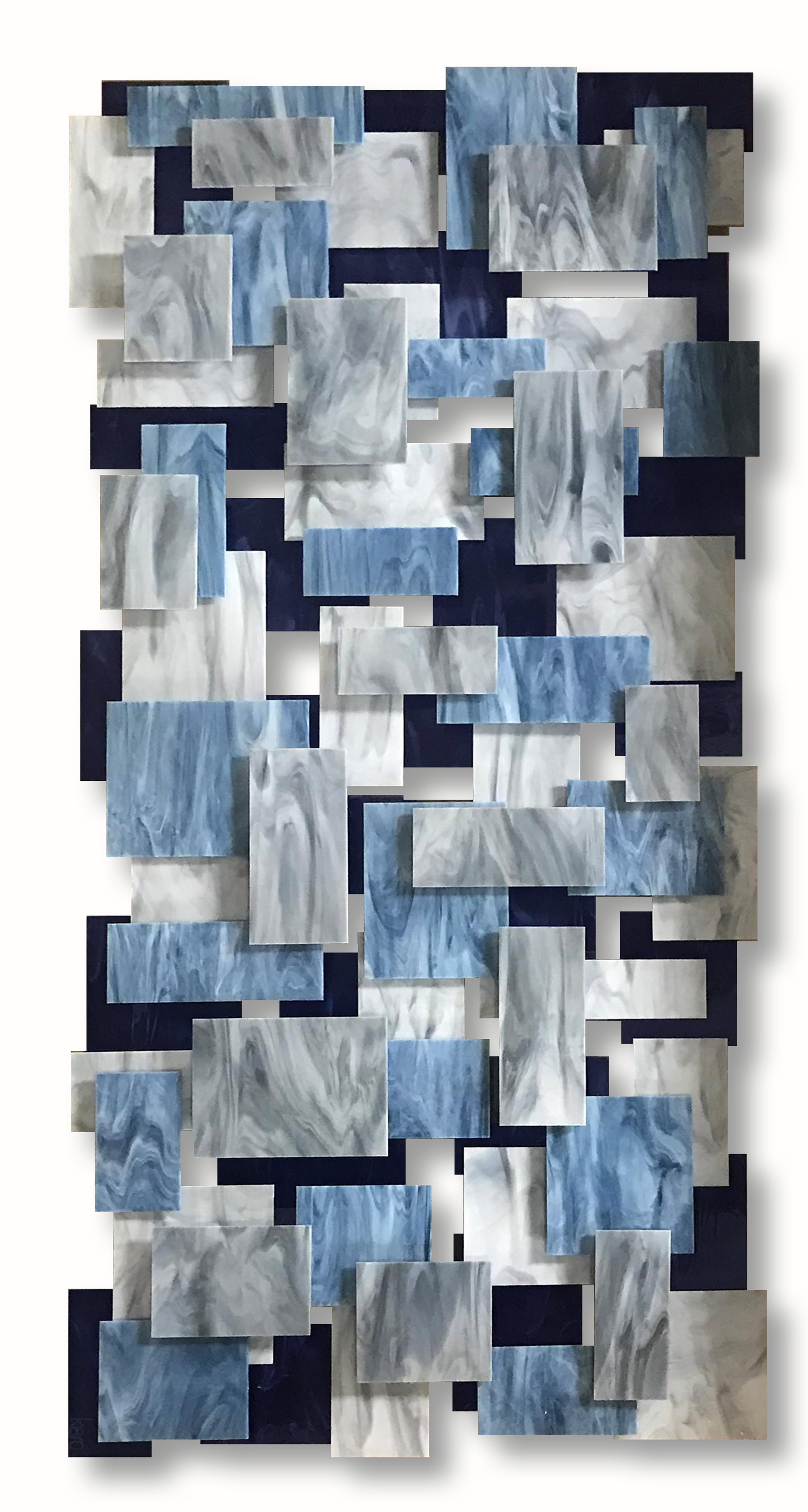 Karo Studio Arctic Vert Glass and Metal Wall Décor | Wayfair