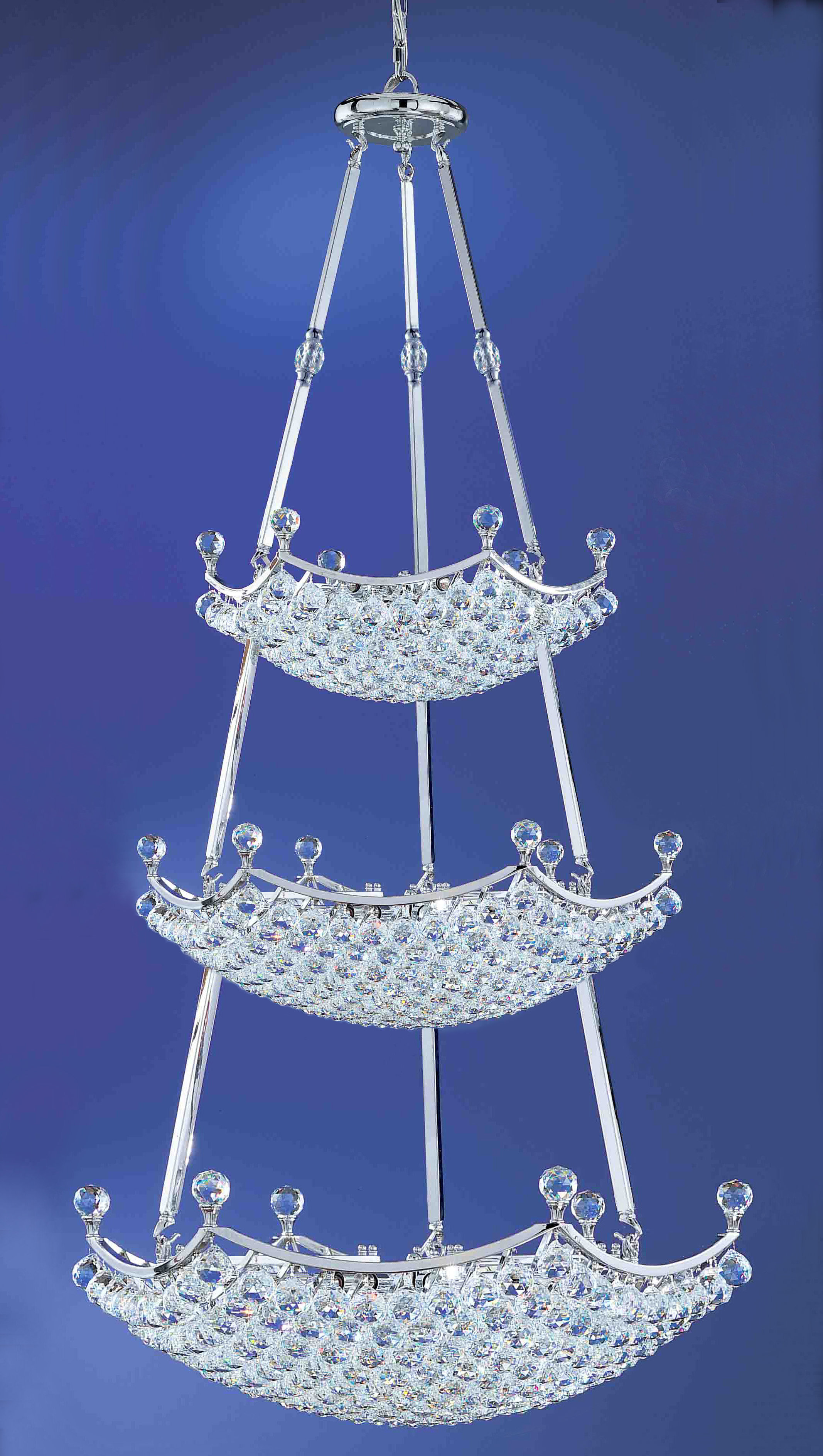 Classic Lighting Solitaire 57 - Light Unique / Statement Tiered ...