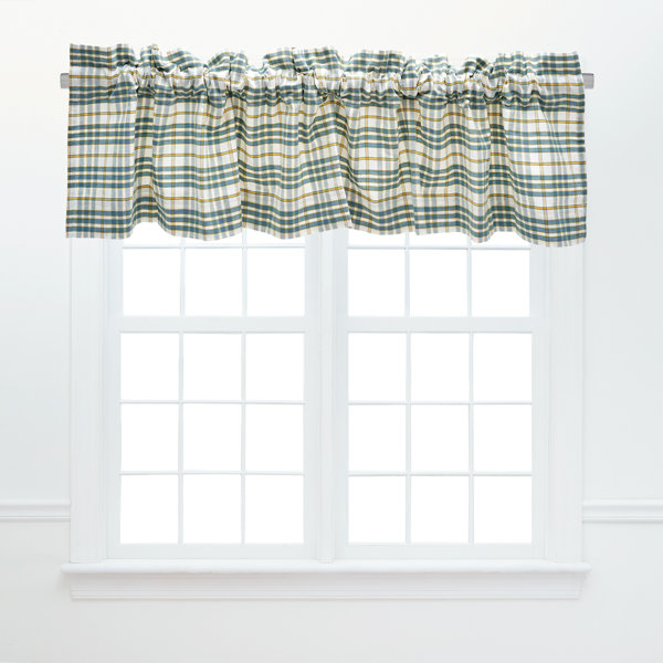 C&F Home Simmons Plaid Cotton Valance Window Treatment | Wayfair