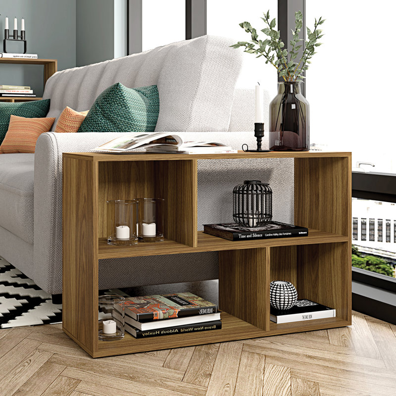 Loon Peak® Axon 11.8'' H x 26.6'' W Floating Bookcase | Wayfair