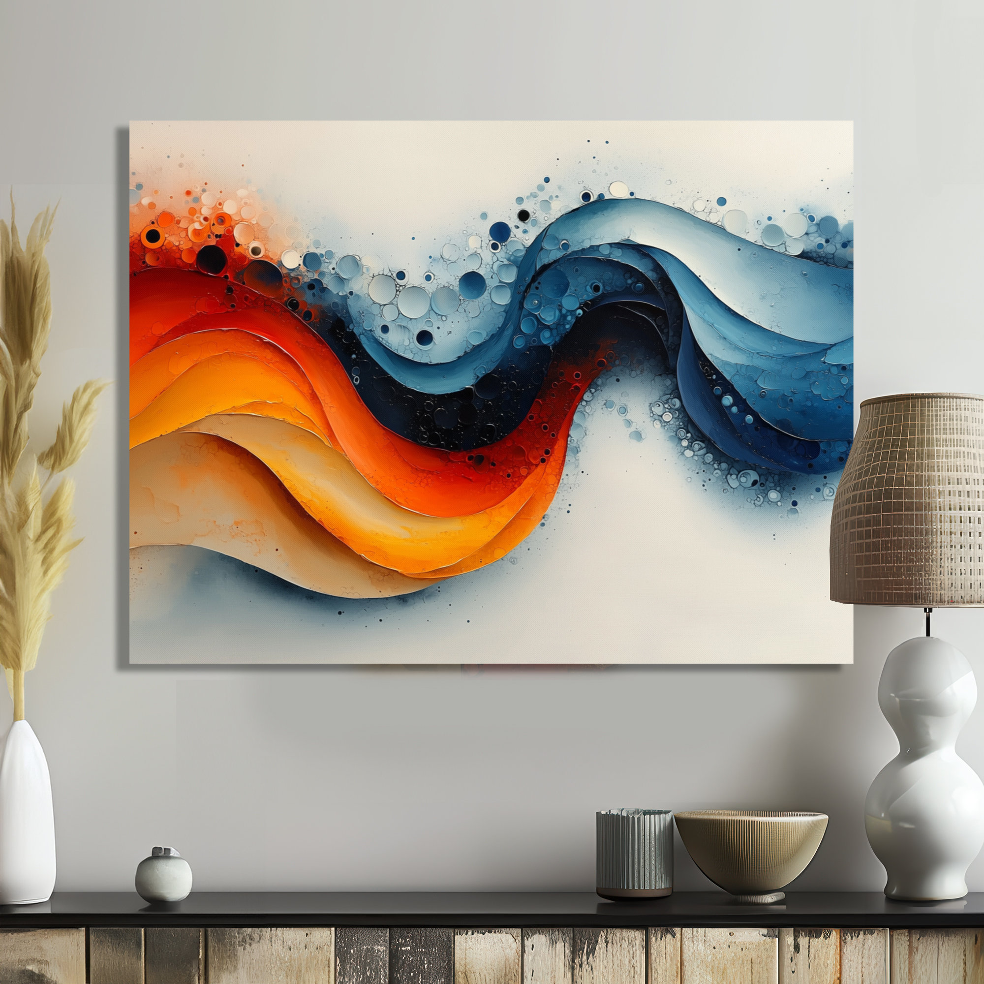 Wrought Studio Omma - Abstract Large Wall Art - Wayfair Canada