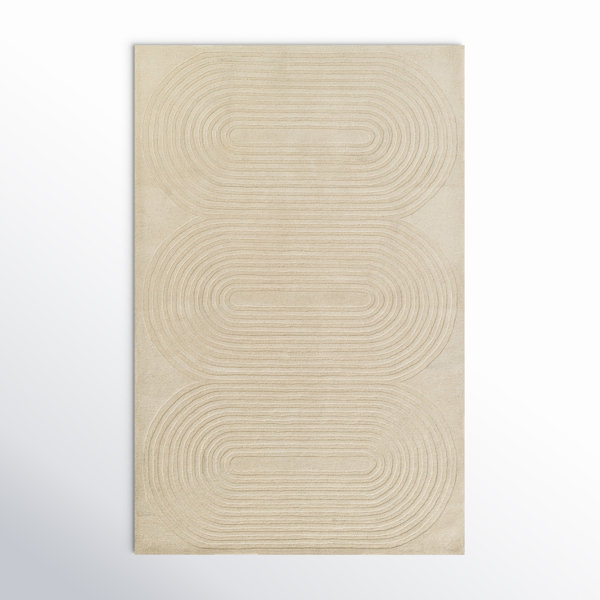 AllModern Tillie Hand Tufted Wool Geometric Rug & Reviews | Wayfair