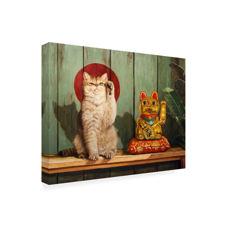 Winston Porter Lucia Heffernan Copy Cat Canvas Art - Wayfair Canada
