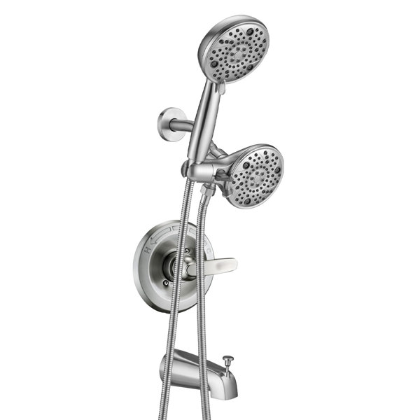 LUXYWEIVE 5" DualFixture Parts and Components Tub Trim Kit For Delta ...