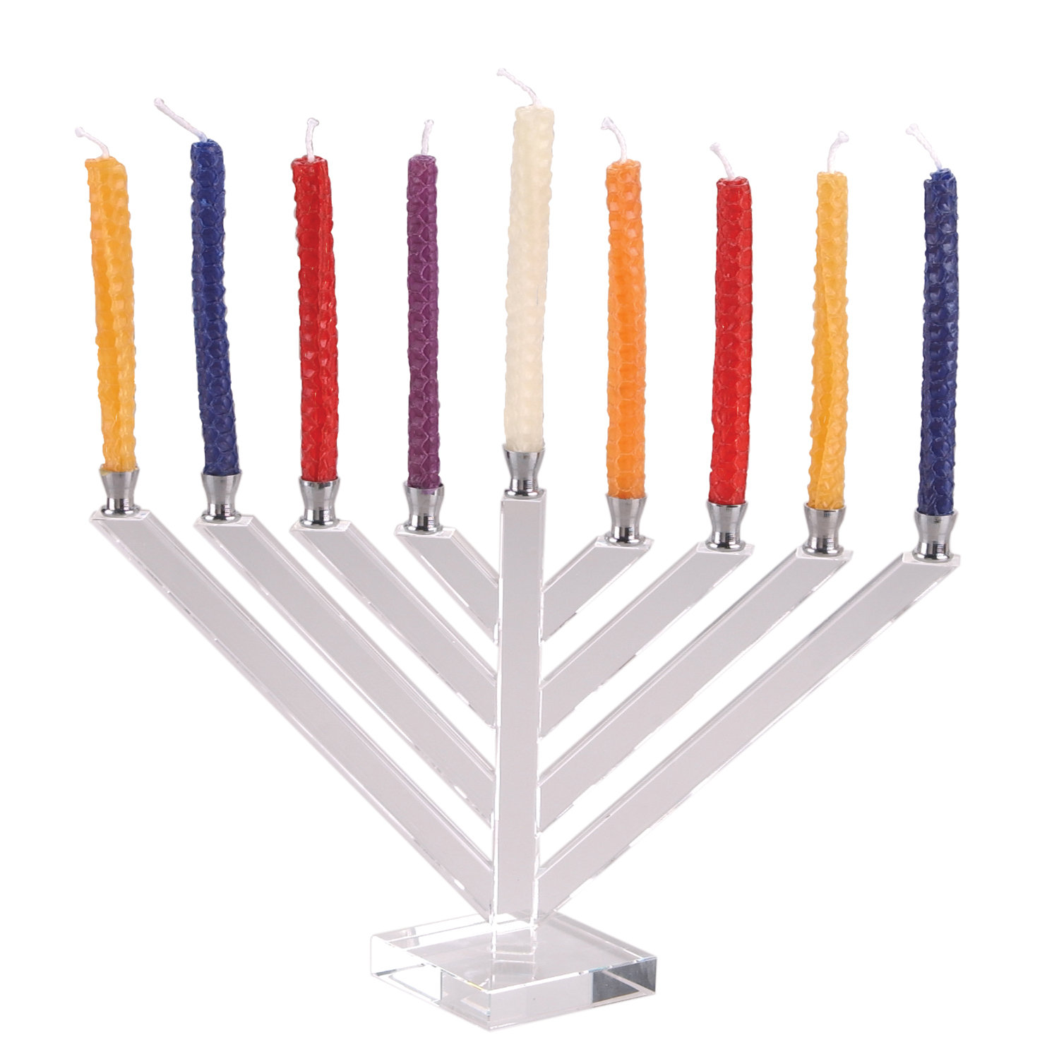 Israel Giftware Design Crystal Menorah & Reviews | Wayfair