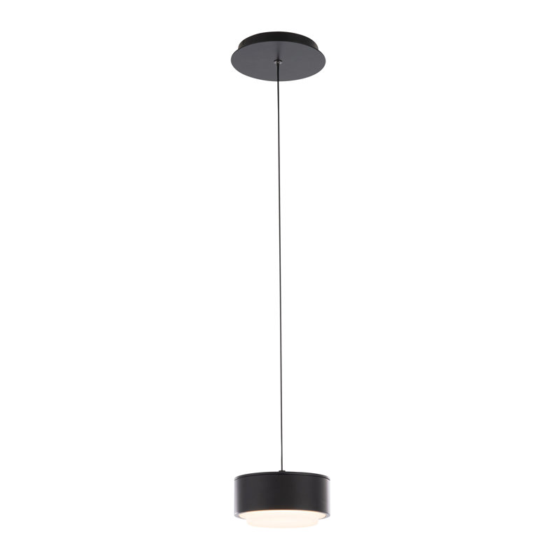 Ivy Bronx Scrivner 1 - Light Single Cylinder Pendant | Wayfair