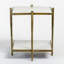 Alder & Tweed Ren End Table in Cloud Marble/Refined Brass | Perigold