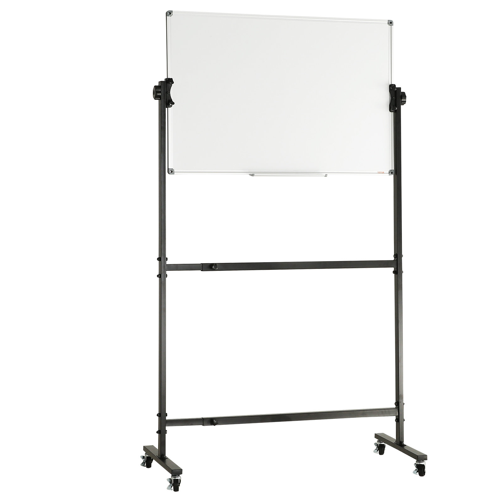 VEVOR Rolling Magnetic Whiteboard, Double-sided Mobile Whiteboard 36x24 ...