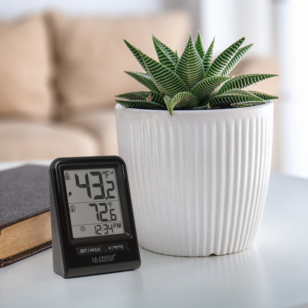 La Crosse Technology Battery Operated Wireless Digital Thermometer ...